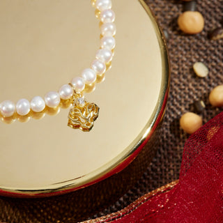 The Gauri - สร้อยข้อมือเบิกเนตรพระแม่อุมาเทวี อัญมณี Pearl ...