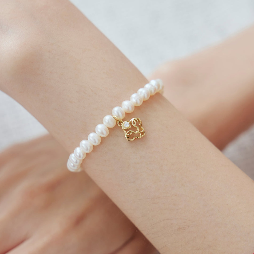 The Gauri - สร้อยข้อมือเบิกเนตรพระแม่อุมาเทวี อัญมณี Pearl ...